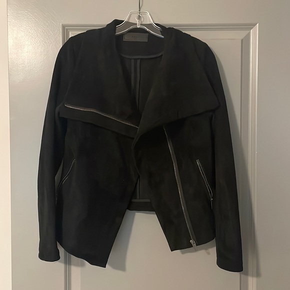Blank NYC | Jackets & Coats | Blank Nyc Suede Crossover Zip Jacket ...